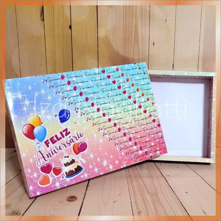 3 modelos de caixas para presente 25x18x4 cm – Loja Iza Nagliatti